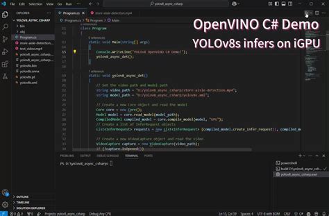 alex zhang on linkedin csharp ai yolov8 openvino igpu realtime
