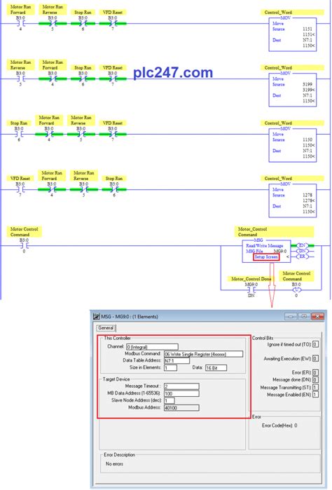 Micrologix 1400 Modbus Rtu Sinamics V20 Tutorial