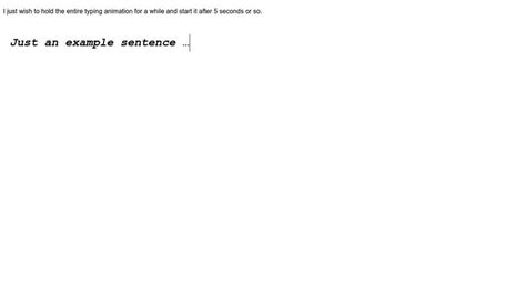 Typing Text Animation With Blinking Cursor