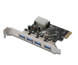 PCIe USB 3 0 Hub Adapter Card 4 Ports Cyber Computer Shop