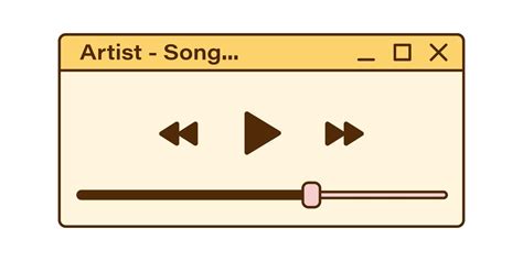 Vector Retro Audio Player Window Nostalgic Ui Retro Vaporwave
