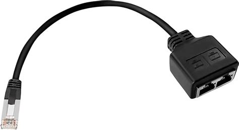 Ethernet Cable Splitter Rj45 Network Adapter Male To 2 Female Coupler Extender For Cat5 Cat5e