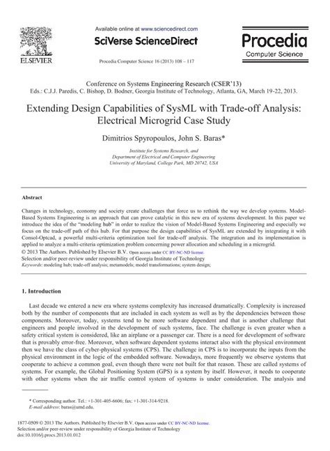 Pdf Extending Design Capabilities Of Sysml With Trade Off · Sysml