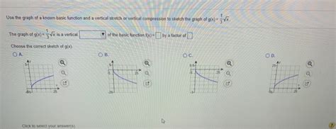 Solved Use The Graph Of A Known Basic Function And A Chegg