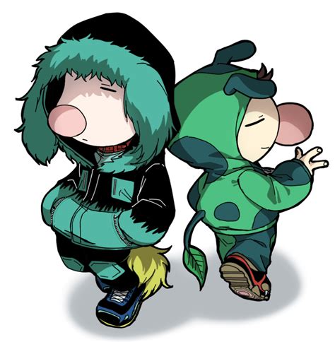 Olimar Louie Moss And Ancient Sirehound Pikmin Drawn By Moushiwa Nasubi Danbooru