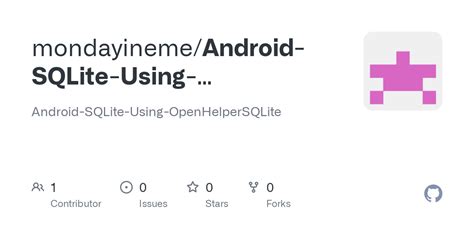 Github Mondayinemeandroid Sqlite Using Openhelper Android Sqlite