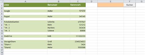 Suchfunktion In Excel Per Vba Code Administrator