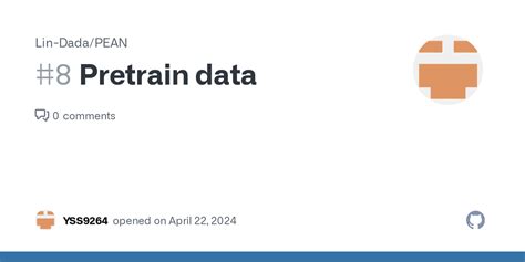 Pretrain Data · Issue 8 · Lin Dadapean · Github