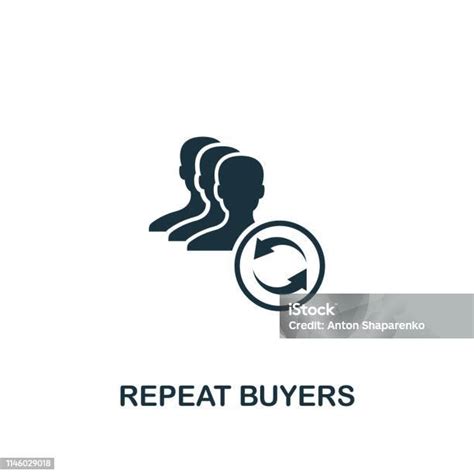 반복 구매자 아이콘 콘텐츠 아이콘 컬렉션에서 크리에이 티브 요소 디자인입니다 픽셀 완벽 한 반복 구매자 아이콘 웹 디자인에 대 한 애플 리 케이 션 소프트웨어 인쇄 사용