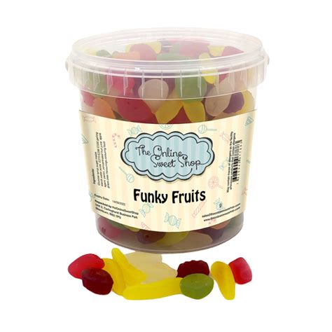 Funky Fruits Party Sweets Bucket The Online Sweet Shop
