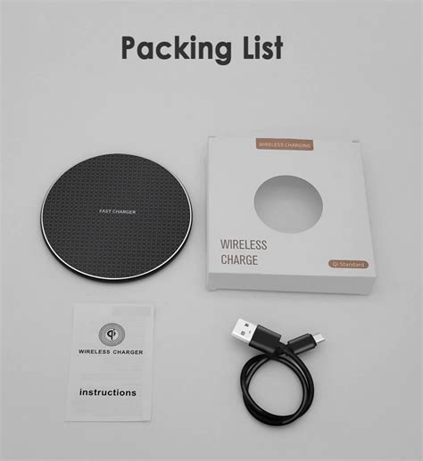 Wireless Qi Charging Pad Property Room