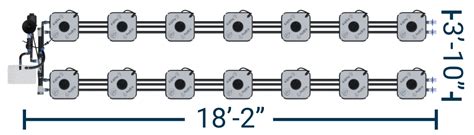 Hydramax 14 Bucket 2 Row Professional Rdwc System In Stock Buy Garden Supply Guys