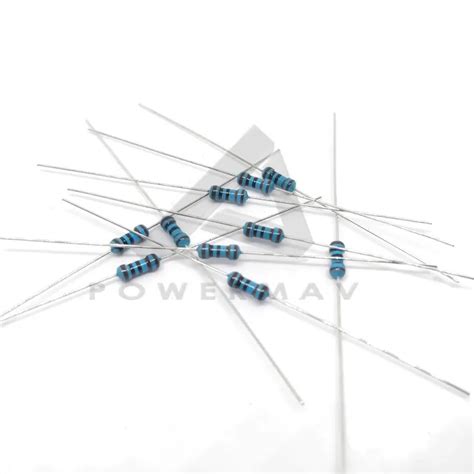 Pcs K Ohms Band W Metal Film Resistor Ohm For Pcb Breadboard Arduino Uno Mega Nano