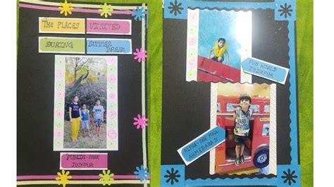 How To Make A Scrapbook School Project At James Oneill Blog