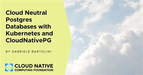 gabriele bartolini on linkedin cloud neutral postgres databases with