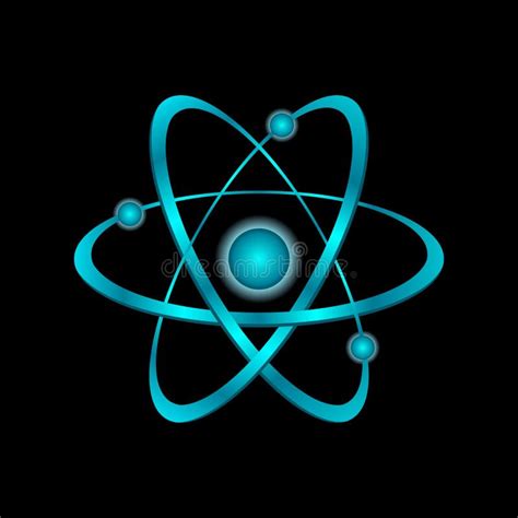 Particle Of An Atom Atom Structure Science Sign Stock Vector Illustration Of Sphere Chemical