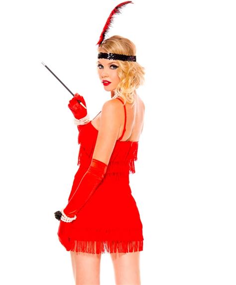 Sexy Music Legs Black Red Vintage Flashy Flapper Dancer Burlesque