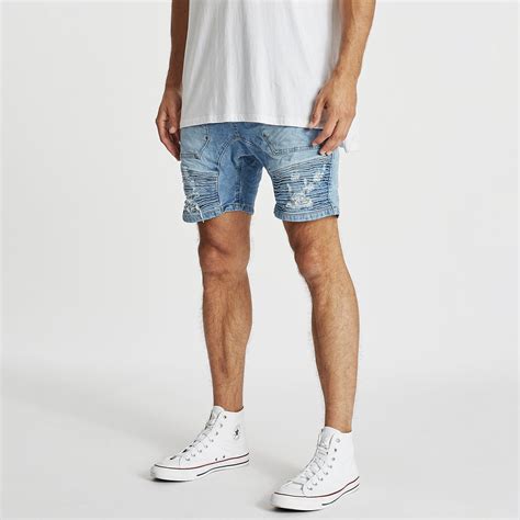 Carter Denim Shorts Horizon Blue Kiss Chacey