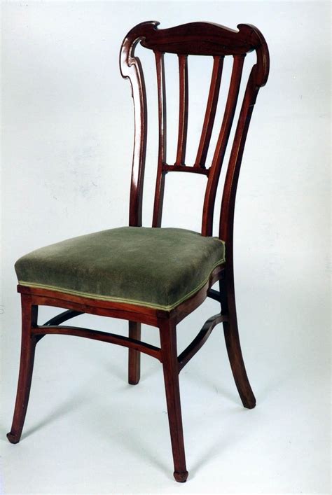 Victor Horta Side Chair Art Nouveau Furniture Upholster Design Chair