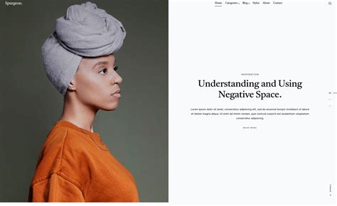 Spurgeon Free Minimal Html5 Blogging And Portfolio Template