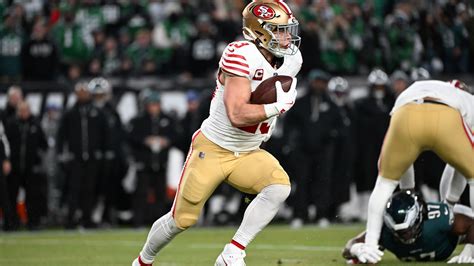Christian Mccaffrey Stats Today 49ers Rb Shines With 2 Tds In Wild