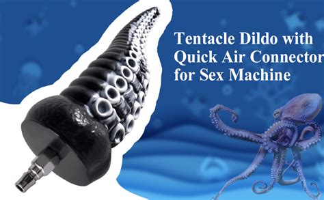 Samko Sex Machine Attachment 7 In Silicone Tentacle Dildo With Quick Air Connector