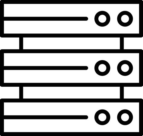 Database Line Icon 10931574 Vector Art At Vecteezy