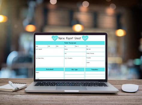 Nurse Report Sheet Fillable Report Template Emt Notes Paramedic Notes Med Surg Icu Mental