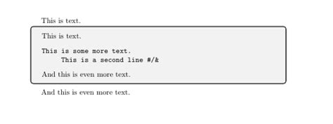Framed How To Draw Box Around Text That Contains A Verbatim Block