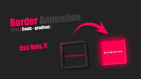 Border Animation Using Css Css Animation Effects Css Conic