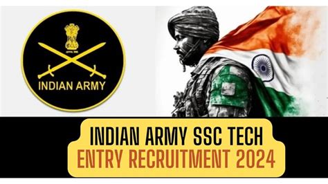 Indian Army SSC Tech Entry Recruitment 2024