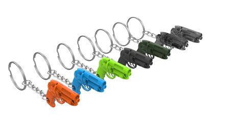 Keychain Bladerunner Deckards Blaster 3d Model By Makerlab