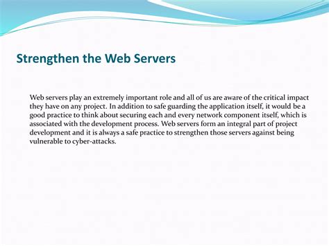 10 Web Application Security Best Practices For 2020 Ppt