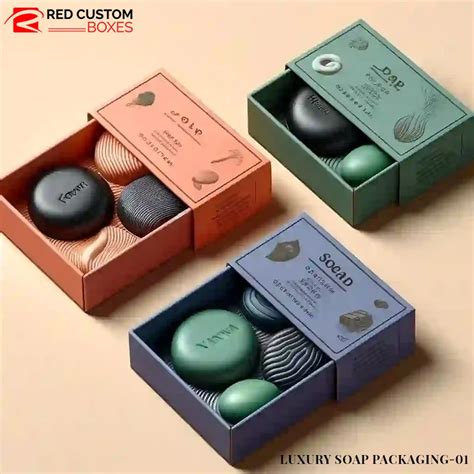 Custom Printed Luxury Soap Packaging