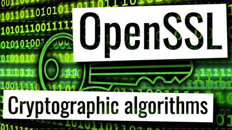 Openssl Cryptographic Algorithms Short Explanation Youtube