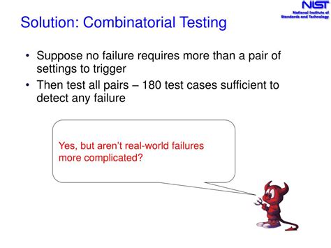 Ppt Automated Combinatorial Testing For Software Rick Kuhn And Vadim
