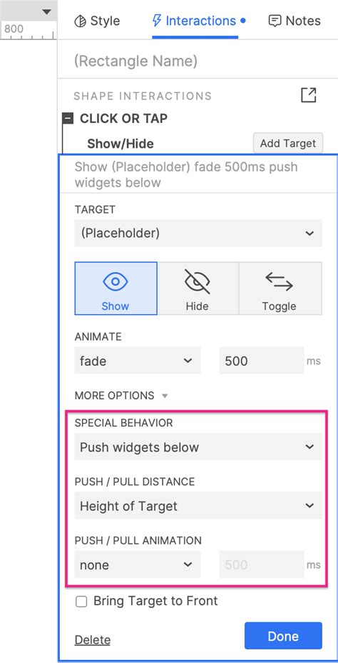 Hiding And Showing Widgets Tutorial Axure Docs