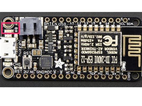 Led Blink Adafruit Feather Huzzah Esp8266 Adafruit Learning System