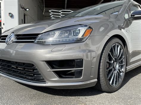 2016 Volkswagen Golf R Limestone Gray Metallic — Detailership™