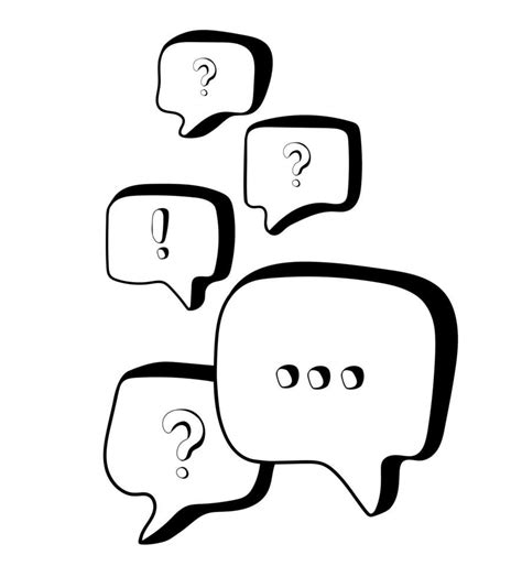 Best 13 Black Faq Questions And Answers Icon In Doodle Hand Drawn Style Vector Faq Icon