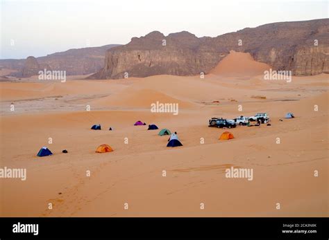 Algeria Illizi Tassili Najjer National Park Camping In The Moul N