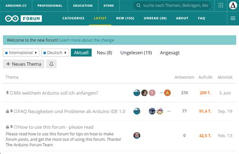 Wie Man Dieses Forum Benutzt Bitte Lesen Deutsch Arduino Forum