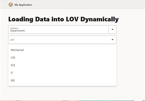 mallikarjuna rao on linkedin dynamically load data into a lov in oracle visual builder techsupper
