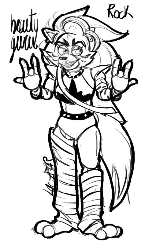 Roxanne Wolf Redesign Sketch Gen 2 By Luciferluzifer On Deviantart