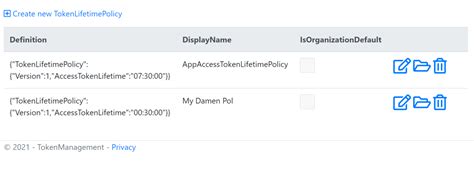 Azure Ad Access Token Lifetime Policy Management In Aspnet Core Software Engineering