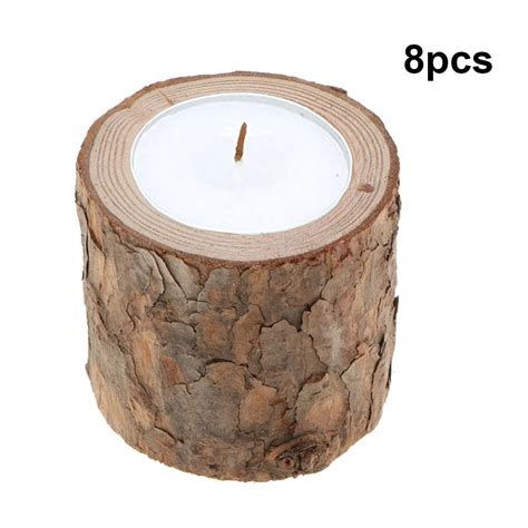 8 10 шт деревянный ветви дерева подсвечник Винтаж Чай светильник подсвечник деревянный ремесла