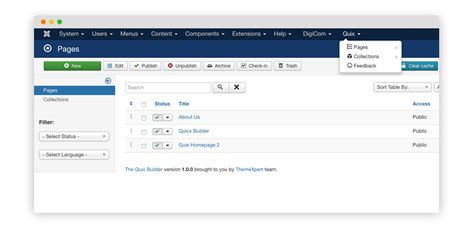 Quix The Most Advanced Drag And Drop Website Builder For Joomla Themexpert