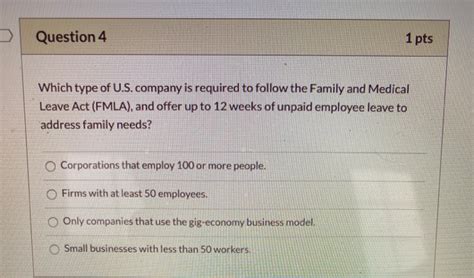 Solved Question 4 1 Pts Which Type Of U S Company Is Chegg Com
