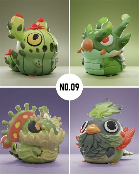 Buy Grumpii 3d Printable Art Toy Chubbii Series Set 9 For 20 3d Model On Thangs