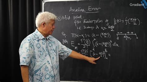 Materi Analisis Numerik Analisa Error Untuk Metode Midpoint Titik Tengah